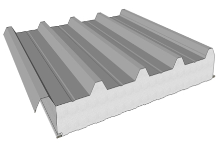 75mm EPS Sandwich Roof Panel - Buy EPS Sandwich Panel, EPS Sandwich ...